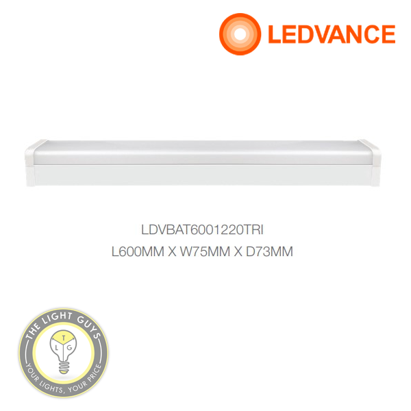 LEDVANCE LED Value Indoor Dual Wattage Tri Colour Batten 600MM | 1200M ...