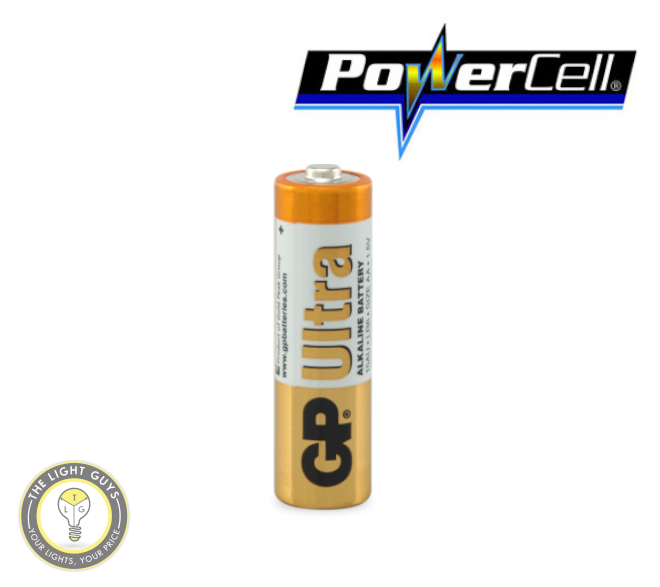POWERCELL 1.5V UItra Alkaline AA Size GP Battery — The Light Guys